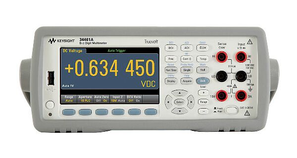 (34401A)是德(安捷伦)Keysight 34461A Truevolt数字万用表,6位半图片_高清图_细节图-深圳市科瑞杰科技有限公司-维库仪器仪表网